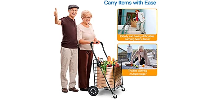Best Folding Shopping Carts for Seniors - Covenient to Handle – Senior ...