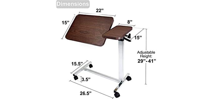 Overbed Table for the Elderly – Senior Grade